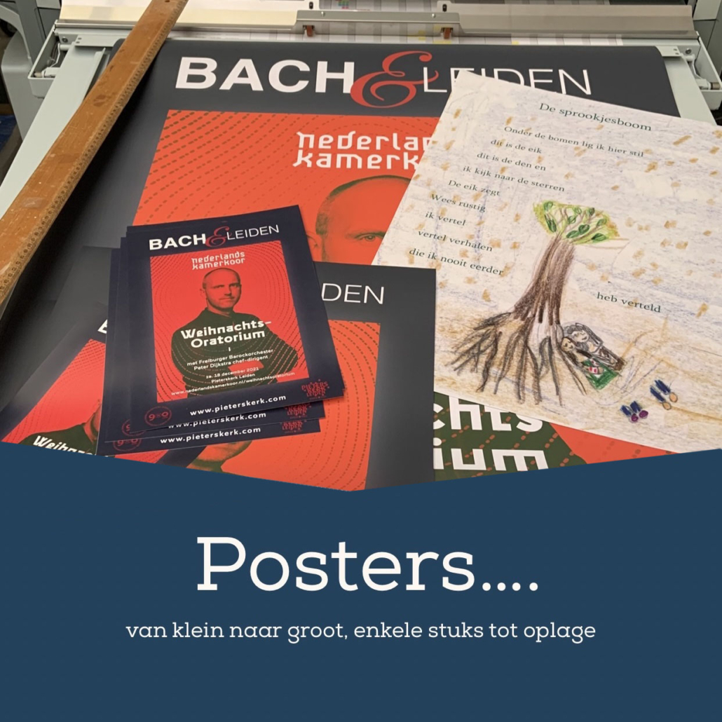 Posters printen plotten afdrukken Drukkerij van der Linden posters ...